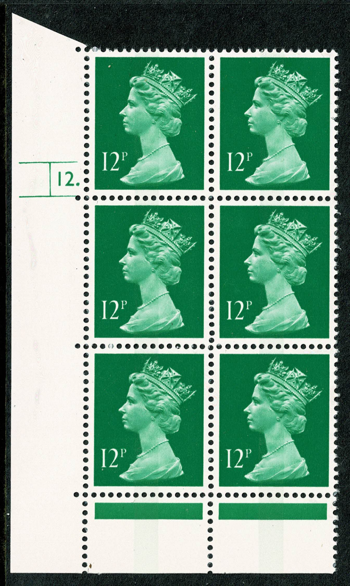 12p Emerald FCP/PVAD CB Cyl 12 dot p18. 17 Pin Perf Error Row 19.