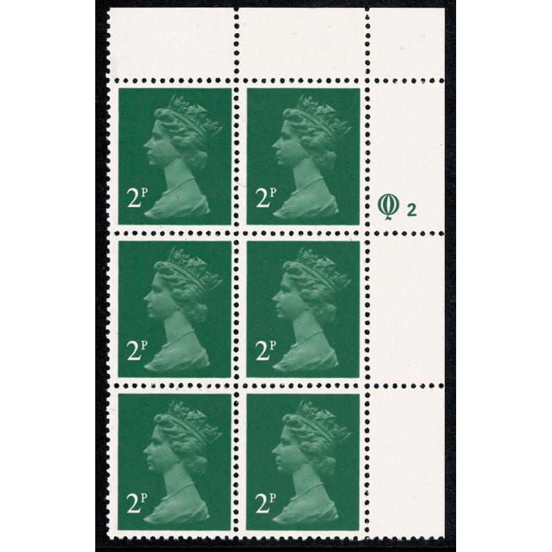 2p Green PCP/PVAD. Upper right Q2 Cyl. block
